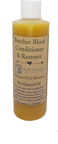 8Oz Butcher Block Oil Conditioner and Restorer Food Safe 100% Natural ...