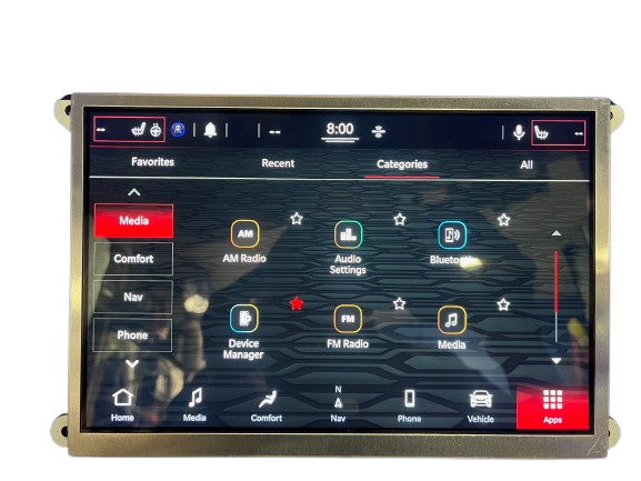 2021-2023 Dodge Durango Radio 10.1" Display Touch-Screen Uconnect 5 ...