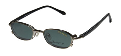 NEW SMARTCLIP 244 EYEGLASS FRAME/GLASSES WITH POLARIZED SUNGLASS CLIP ...