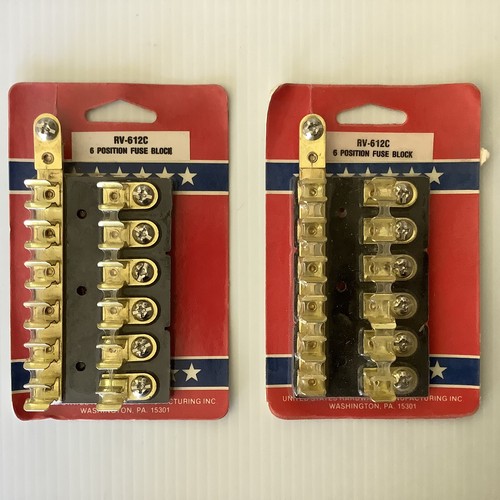 US Hardware Position Fuse Block Model RV-612C 6 New Qty 2 16356085851| eBay