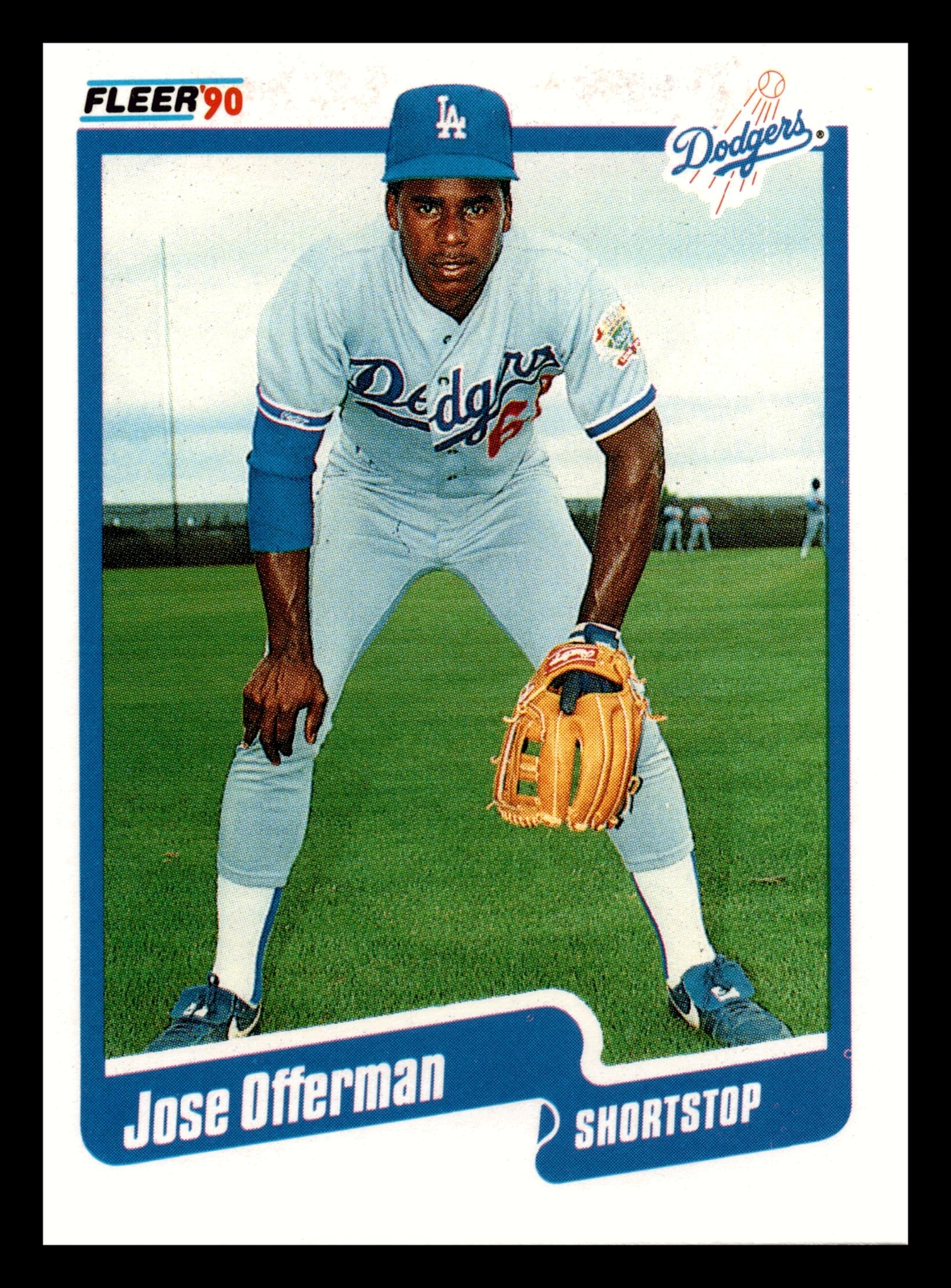 1990 Fleer Update Jose Offerman Rookie #U-24 Los Angeles Dodgers Near ...