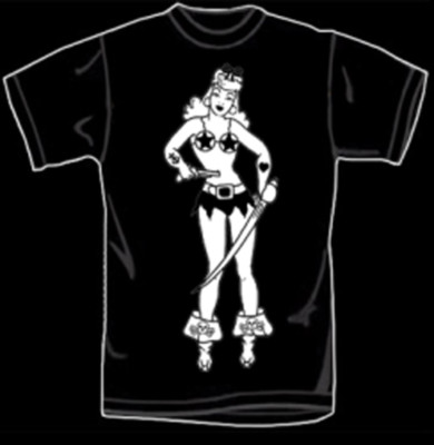Too Fast Clothing - Men's Pirate Girl T-Shirt | eBay UK
