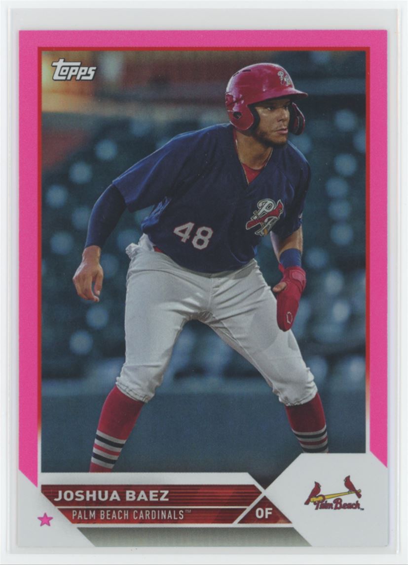 2023 Topps Pro Debut Fuchsia Foil Joshua Baez 055/199 St. Louis ...