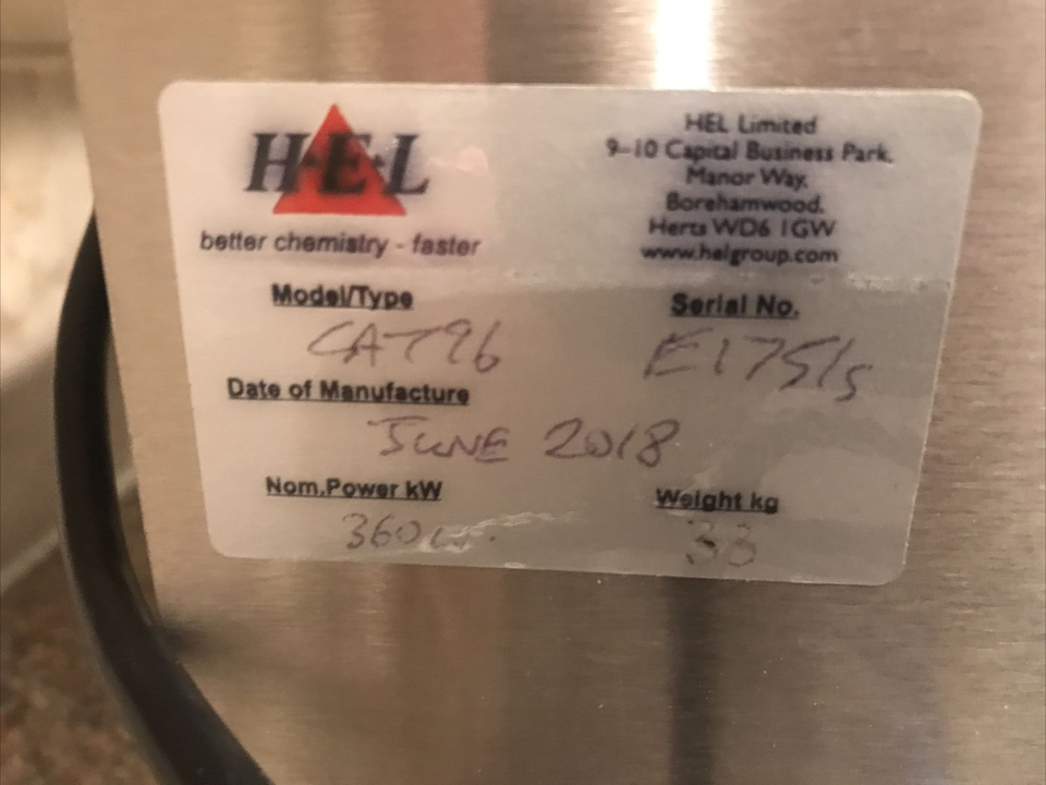 Hel Cat96 Batch Reactor Catalyst Screening Unit | eBay