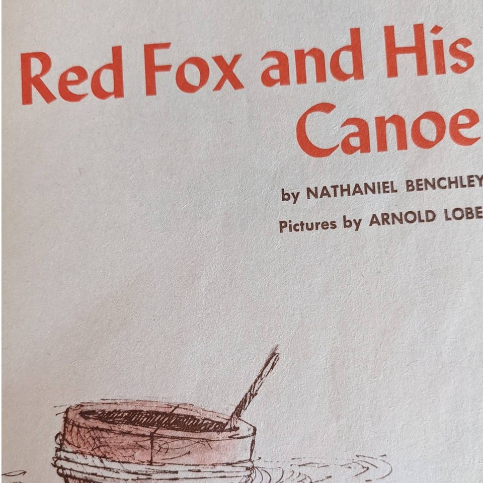 Vintage 1960s Red Fox and His Canoe By Nathaniel Benchley Scholastic ...