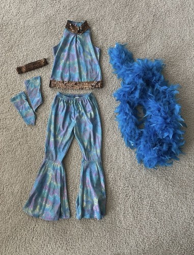 Women Wishcraft Chasing Fireflies 70's Blue Disco Queen Halloween ...
