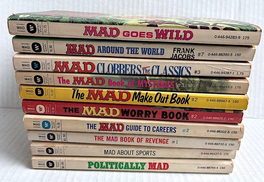 Lot of 10 MAD MAGAZINE PAPERBACKS Warner Books 1970's 1980's | eBay