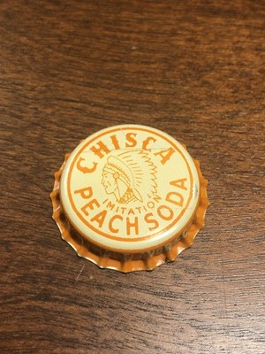 HIGHLY SCARCE Chisca Peach Soda Bottle Cap Memphis TN Unused Indian ...