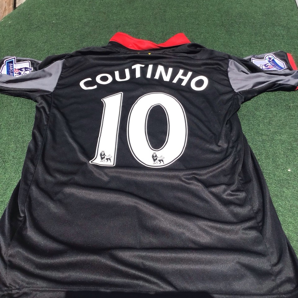 Liverpool Coutinho 2014 2015 Warrior Shirt Jersey Mens Large | eBay