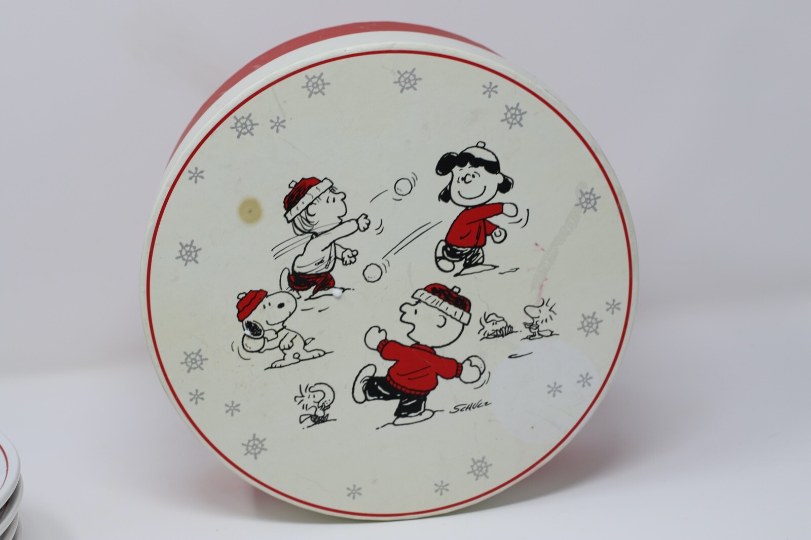 Peanuts Snoopy Hallmark Winter Scene Set of 7.25" Plates | eBay