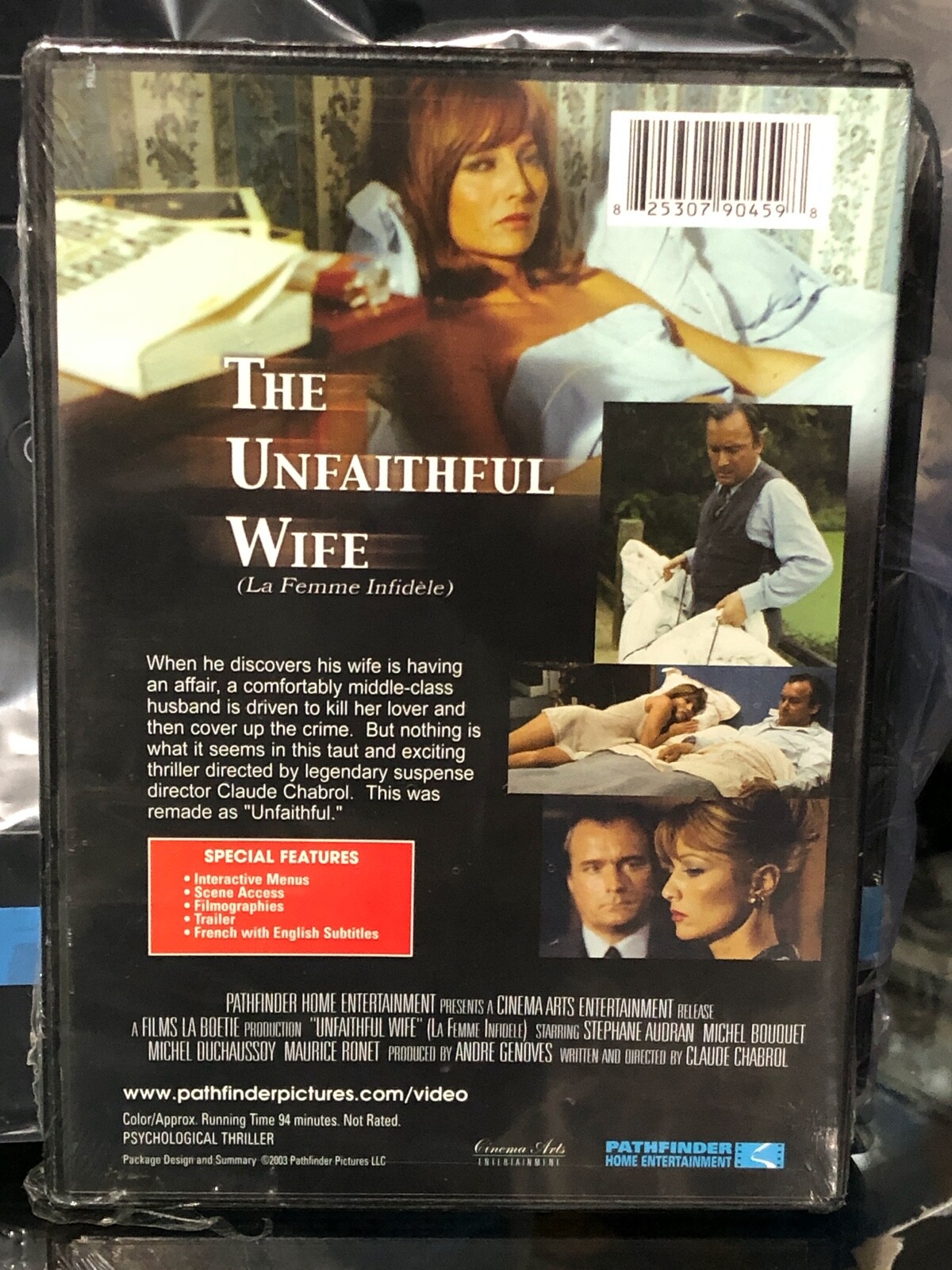 The Unfaithful Wife - La Femme Infidele (DVD) Claude Chabrol, Stephane ...