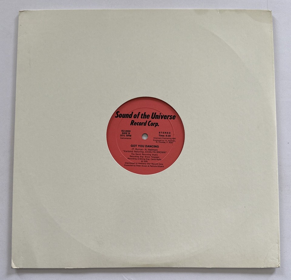 Karisma - Got You Dancing Jocelyn Brown Funk Soul 12” Ex / Ex | eBay UK