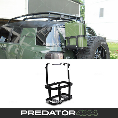 10L 20L UNIVERSAL LOCKABLE JERRY CAN HOLDER FUEL TANK BASKET MOUNT RACK ...