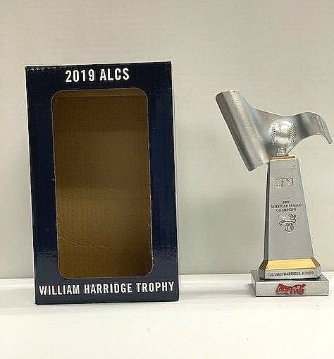 2021 SGA Houston Astros 2019 ALCS Championship William Harridge Trophy ...