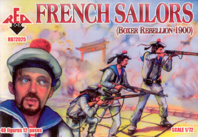 Redbox 72025 French Sailors 1900 (Boxer Rebellion) - 1/72 plastic kit ...