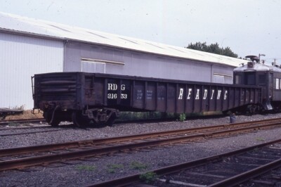 RDG reading railroad 31653 gondola original slide | eBay