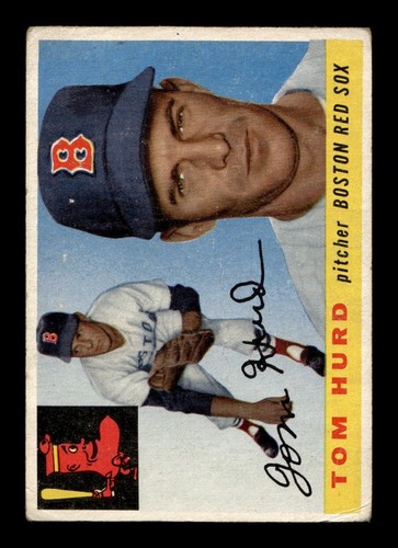 1955 Topps Baseball #116 Tom Hurd RC Poor Boston Red Sox | eBay
