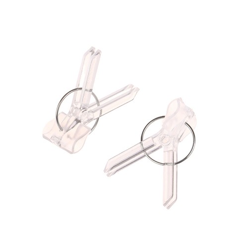 100Pcs 15x35MM Grafting Clips Plants Seedling Plastic Joint Gardening ...