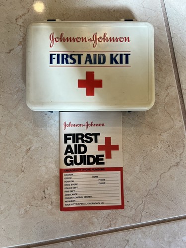 Vintage 1980s Johnson &Johnson First Aid Kit Plastic | eBay