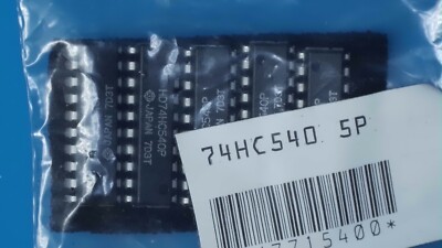 Quantity 5 - Hitachi HD74HC540P / 74HC540 Octal Buffer Line Driver ...