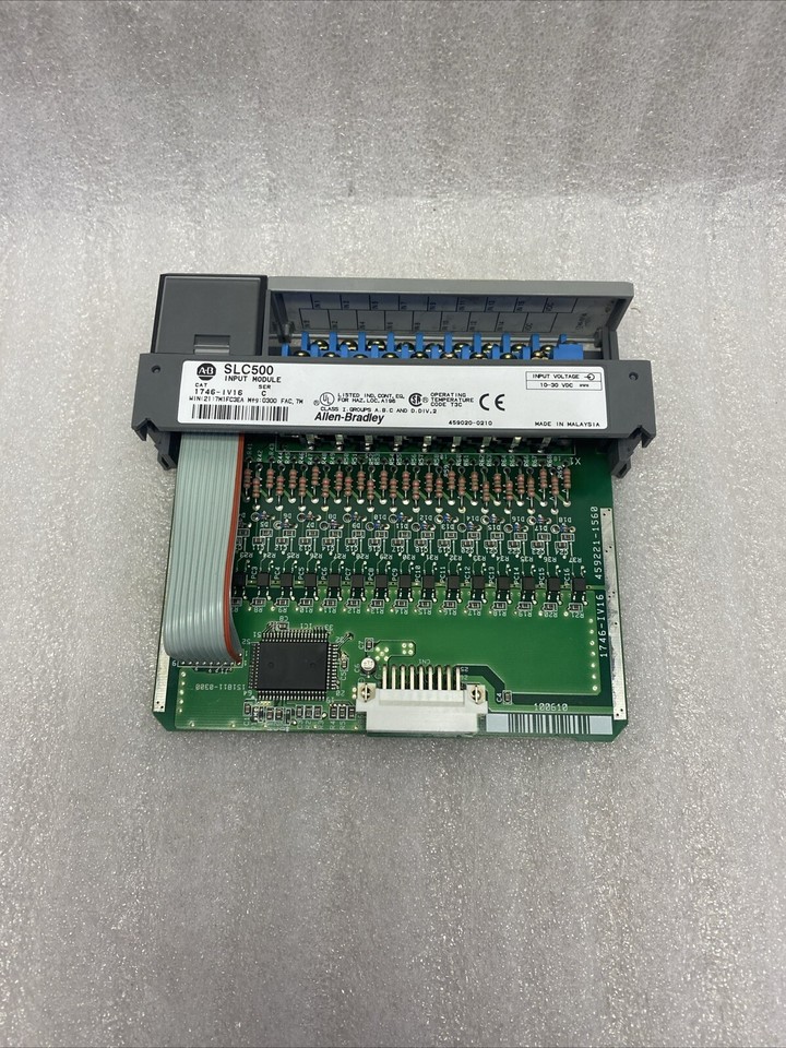 Allen Bradley SLC 500 1746-A7 7 Slot Rack Chassis Power Supply & 7 ...