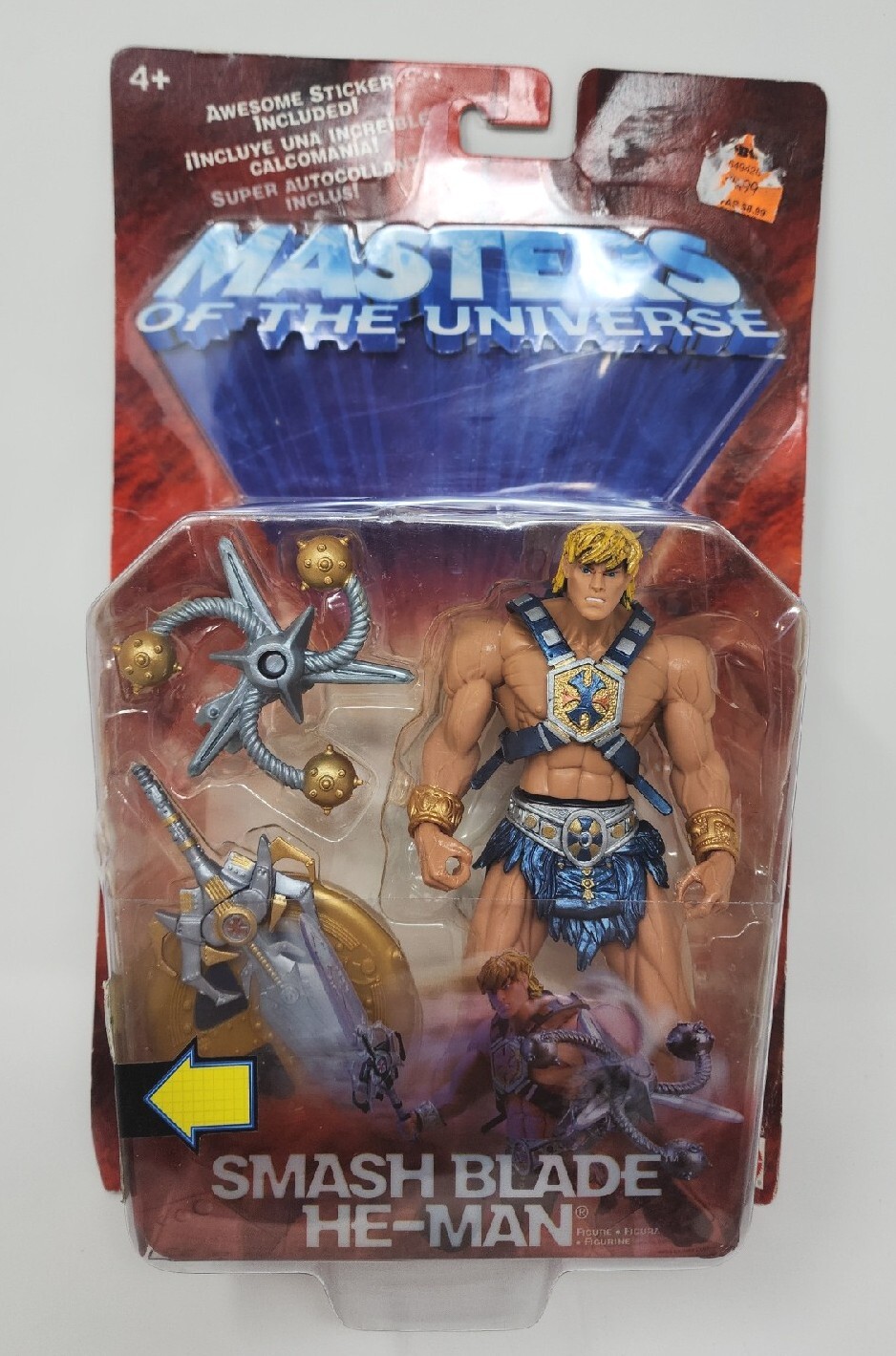 NEW SMASH BLADE HE-MAN MASTERS OF THE UNIVERSE 200X MOTU FIGURE 57599 ...