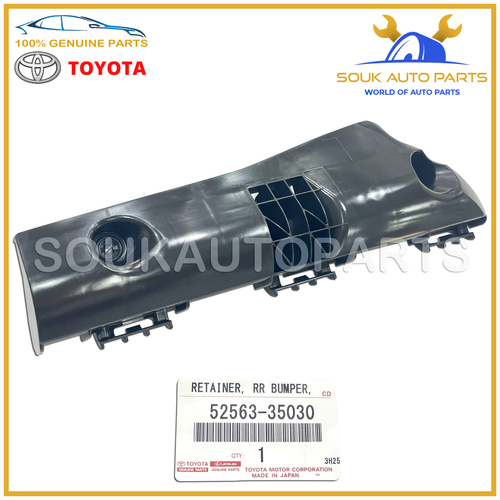 52563-35030 Genuine Toyota RETAINER, REAR BUMPER, UPPER LH 5256335030 ...