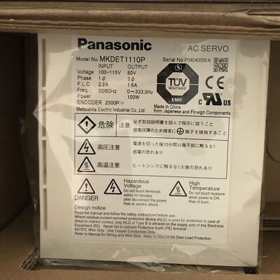 1PC Brand New For Panasonic AC Servo Driver MKDET1110P in box | eBay