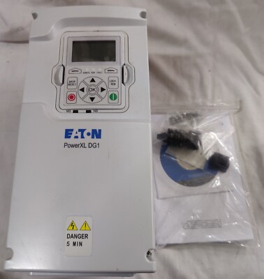 Eaton DG1-342D2FB-C21C Inverter Drive, 0.75 kW, 3 Phase, 400 V ac, 2.2 ...