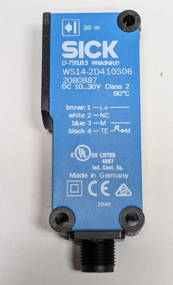 NEW Sick WS/WE14-2P410S06 WS14-2D410S06 Photoelectric Sensor Light ...