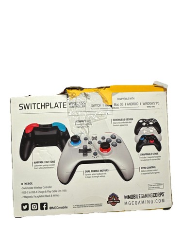 🔥MGC Switchplate Wireless Gaming Controller for Nintendo Switch ...