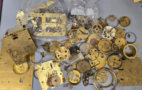 Large Assorted Clock Parts Lot - Watchmaker Repair Replacement | eBay