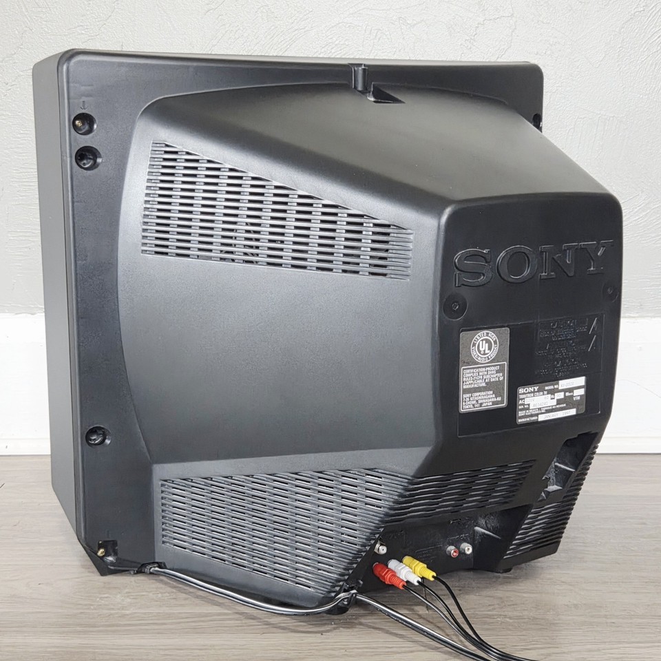 Sony Trinitron CRT TV 20" KV-20S30 with Remote Gaming 1997 - Tested ...
