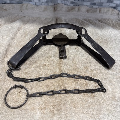 Vintage Newhouse No 3 Double Long Spring Trap Victor Sargent | eBay