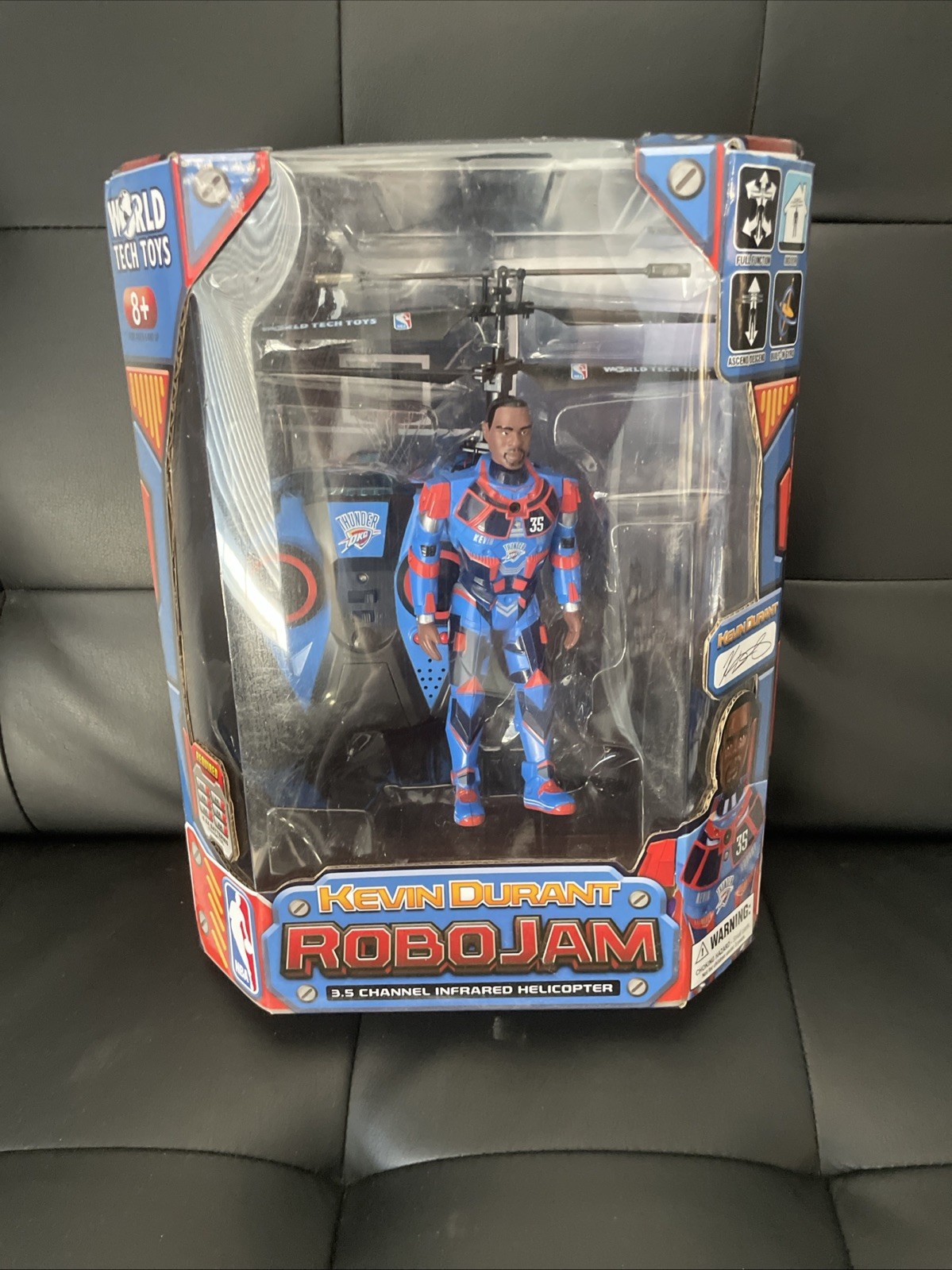 Kevin Durant NBA Thunder RoboJam Helicopter World Tech Toy Collectible ...