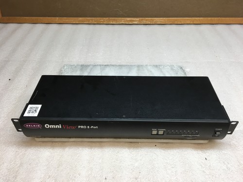 Belkin Omni View PRO 8-Port F1D108-OSD KVM Switch w/ Rack Ears & No PWR ...
