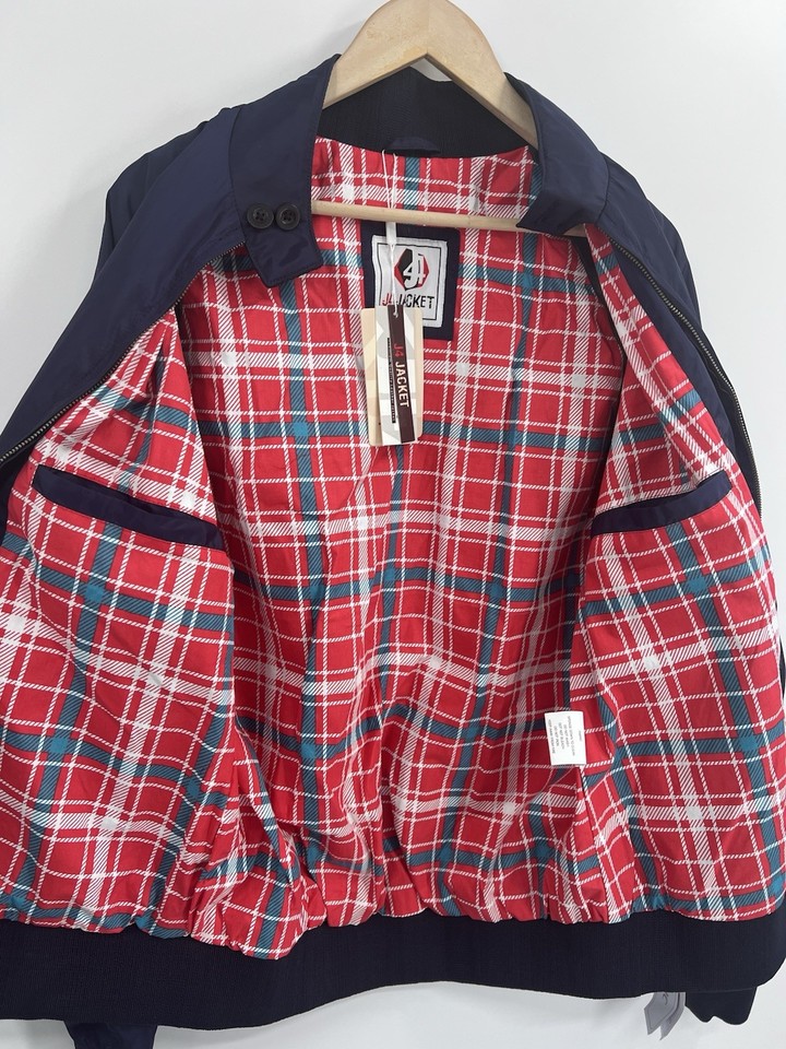 J4 Jacket Navy Blue Nylon Bomber Jacket Medium NWT | eBay UK