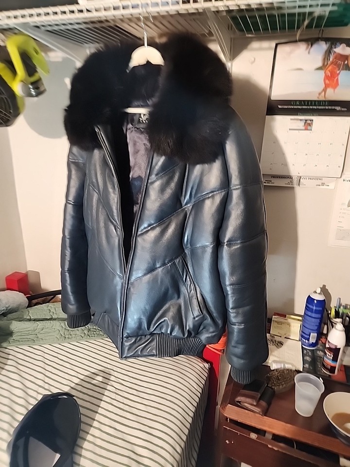 Giovanni Leather 4x Fits Like 2x Matching Adjustable Hat Included Both ...