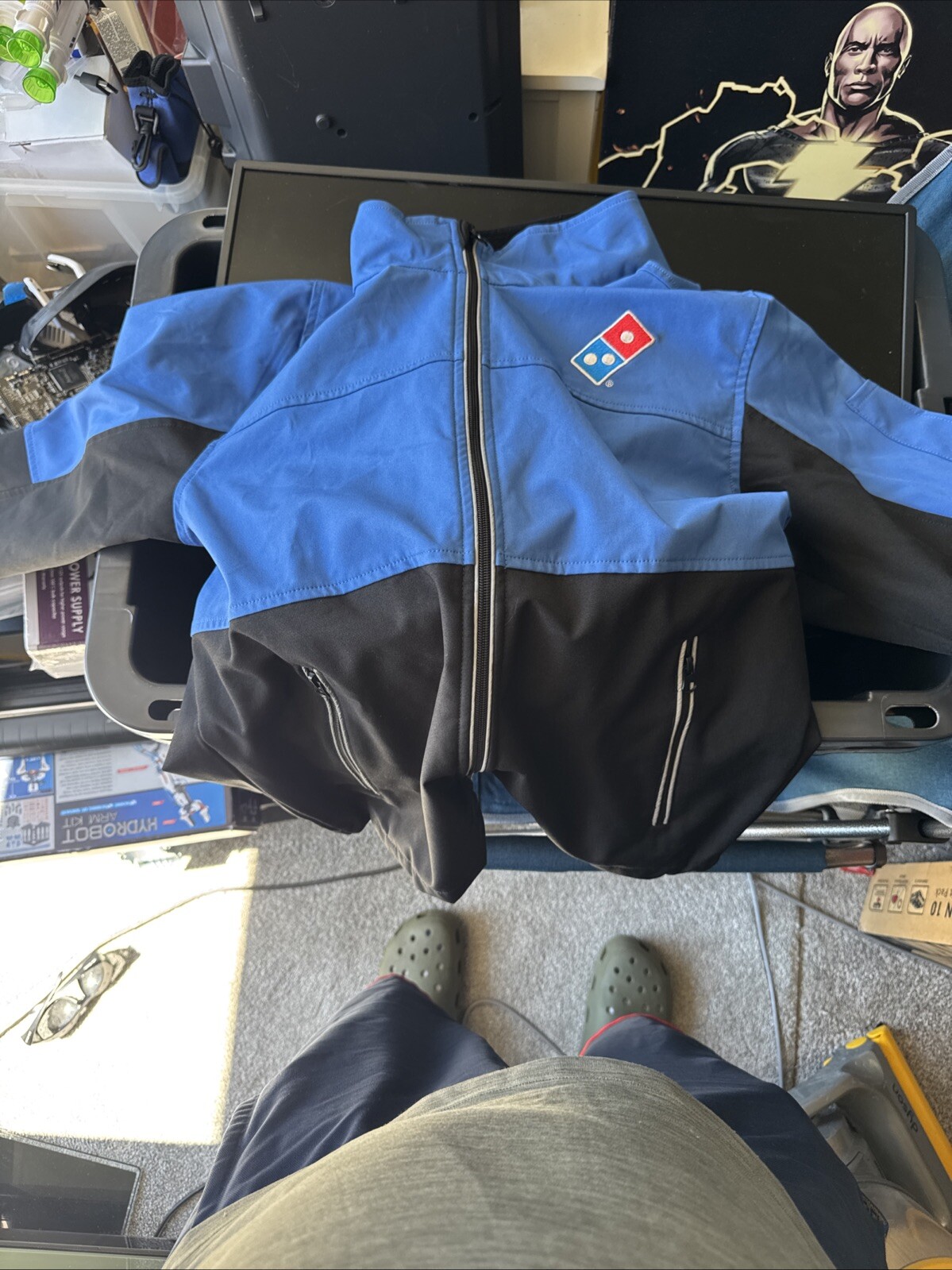 Dominos Jacket Uniform Pizza Gear Black Blue Delivery… - Gem