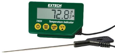 THERMOMETER WITH PROBE, WATERPROOF, EXTERNAL DEPTH 30MM, FOR EXTECH ...