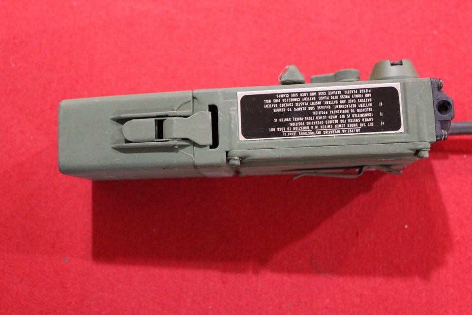 MILITARY SURPLUS HELMET RADIO PRT-4 / PRR-9 TRANSMITTER RECEIVER FIELD ...