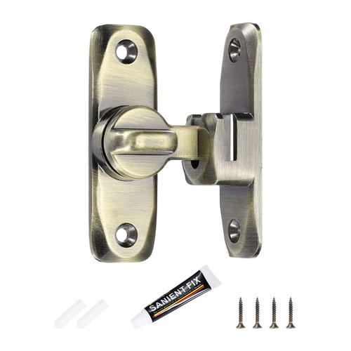 Barn Door Latches 90/180 Degree Small Flip Gate Latches Hardware Bronze ...