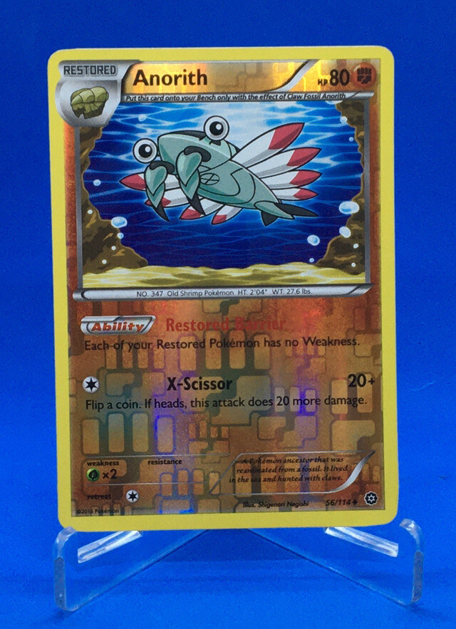 Armaldo, Anorith, Claw Fossil HoloReverse Set XY|SS In Never Played ...