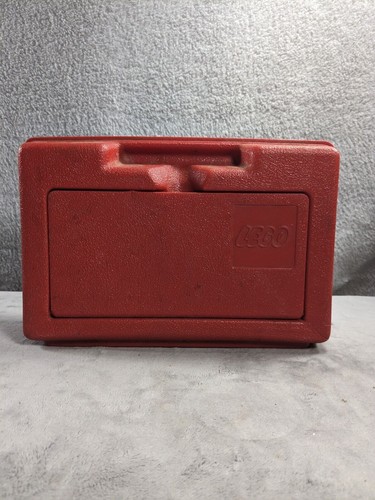 LEGO Vintage 1985 Red Plastic Carrying Case Storage Case With Legos 10 ...