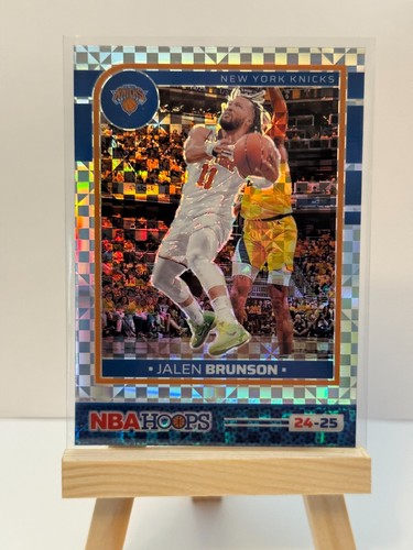 2024-25 Panini NBA Hoops Jalen Brunson #186 Checkerboard SSP New York ...