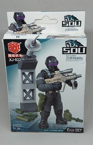 SWAT Team Police Action Figures Building Blocks Toys Mega construx ...