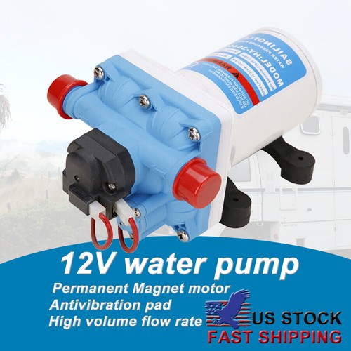 11.3LPM 55PSI 12V Water Pump for Caravan Motorhome Camper Trailer Boat ...