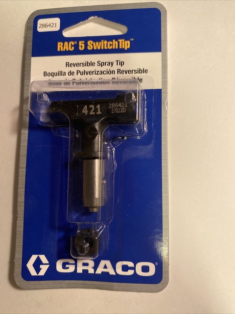 Airless spray tip Graco Rac 5 reversible tip 421 Genuine Graco 286421 ...