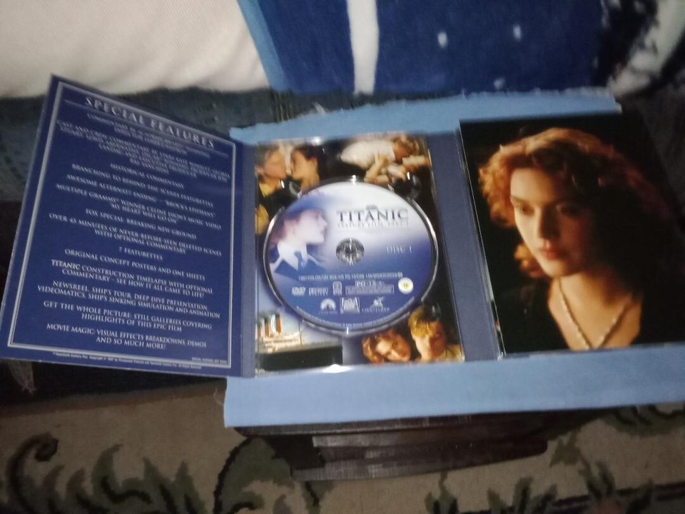 Titanic 1997 DVD Special Collector's Edition 3-Disc Set DISCS In Good ...