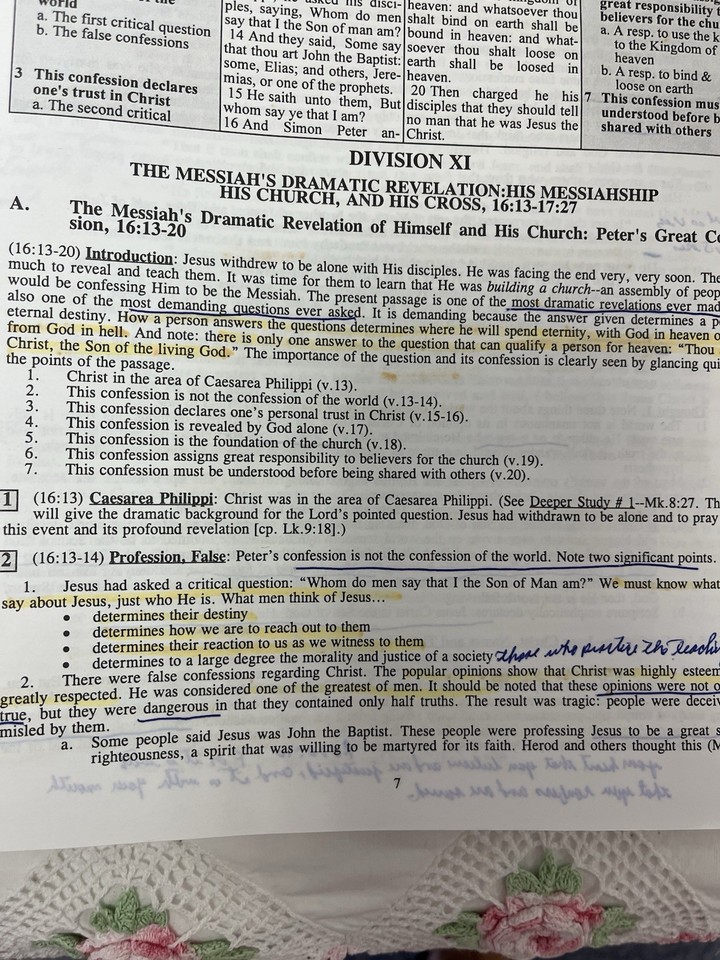 VTG 1996 The Preacher's Outline & Sermon Bible Matthew Part 2 Ch 16-28 ...